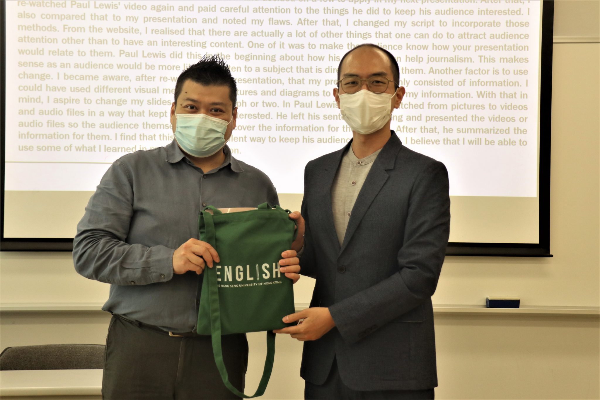 Dr Ken Lau Shared Research Findings in HSUHK English Lecture Series ...