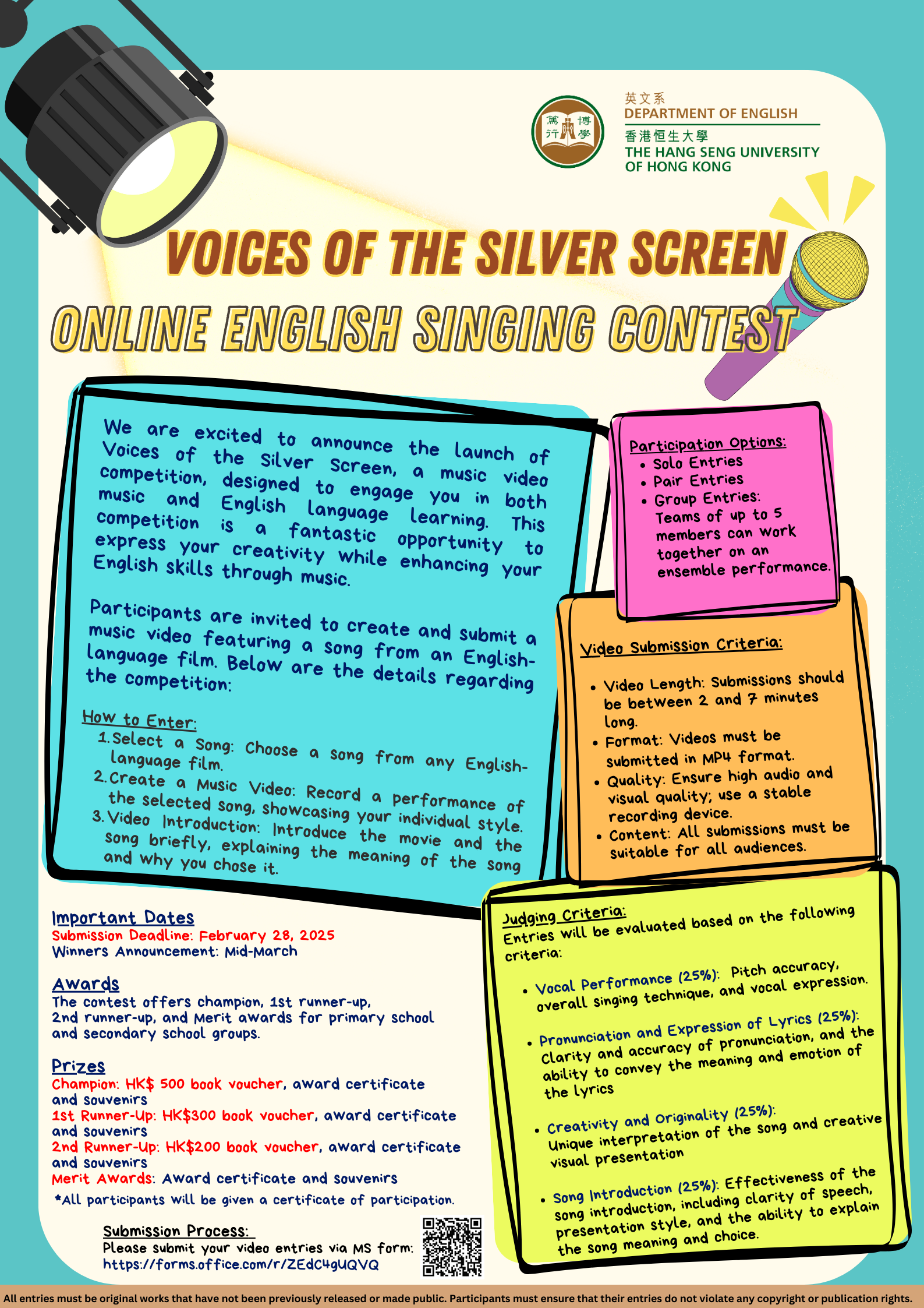 Voices of the Silver Screen - Music Video Competition | Department of ...